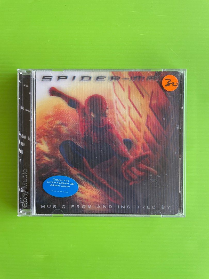 Spider-Man Music From & Inspired By Limited Edition 3D Album Cover CD ...