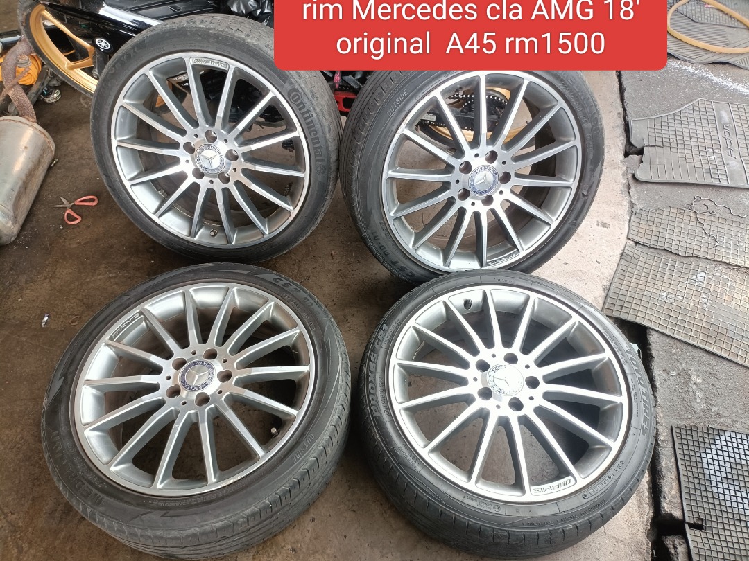 Sport rim Mercedes cla amg 18' original A45, Auto Accessories on Carousell
