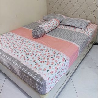 Sprei pink Dijual | Beli 100+ Sprei pink online | Carousell Indonesia