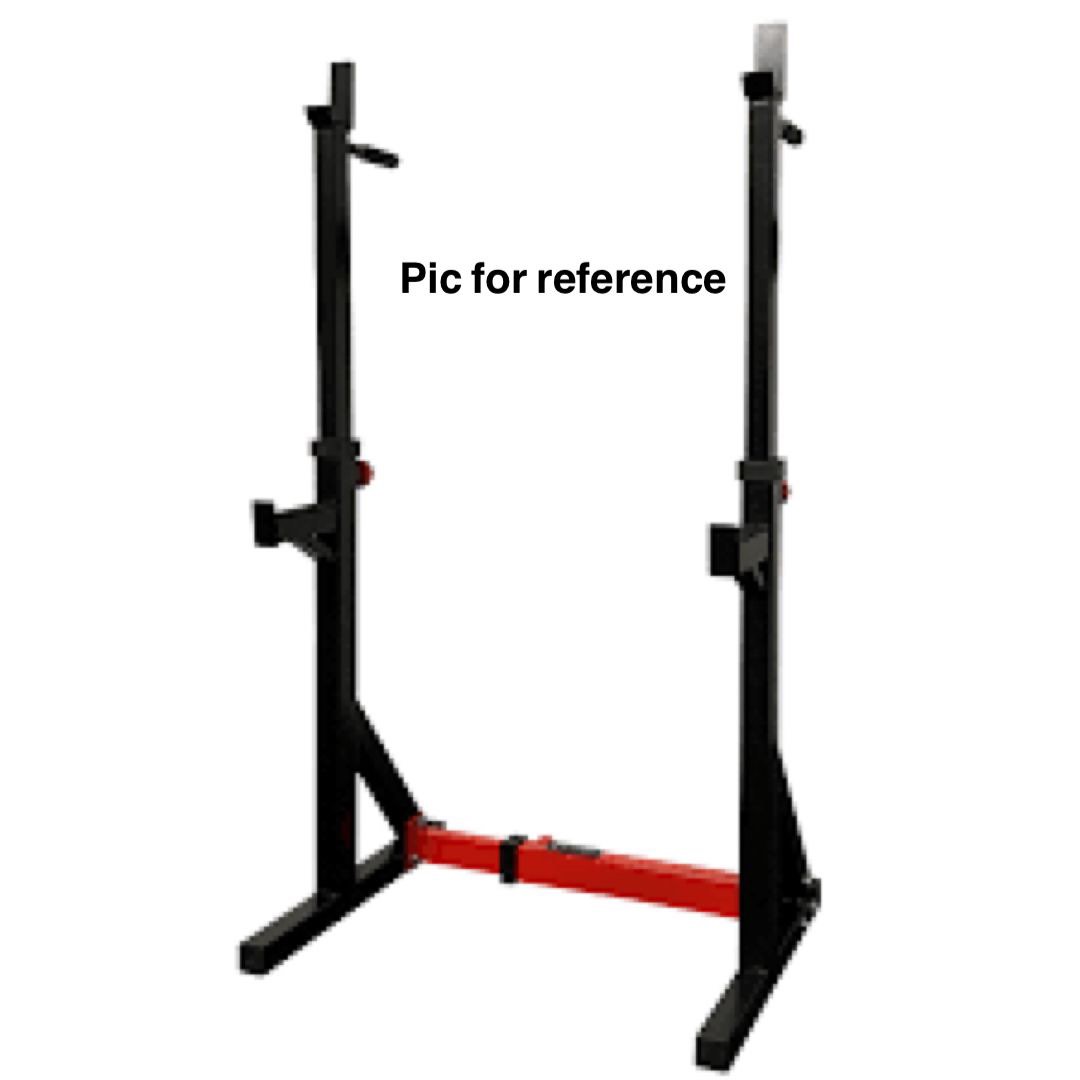 Squat stand , bench press and weights, Sports Equipment, Exercise ...
