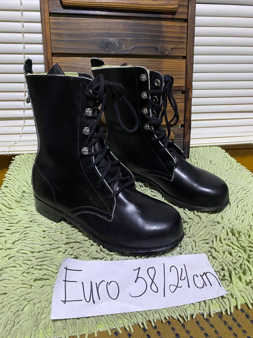 Steel Toes Boots S38, Men's Fashion, Footwear, Boots on Carousell