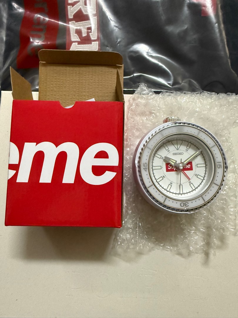 Supreme®/Seiko Mai Alarm Clock, Luxury, Watches on Carousell
