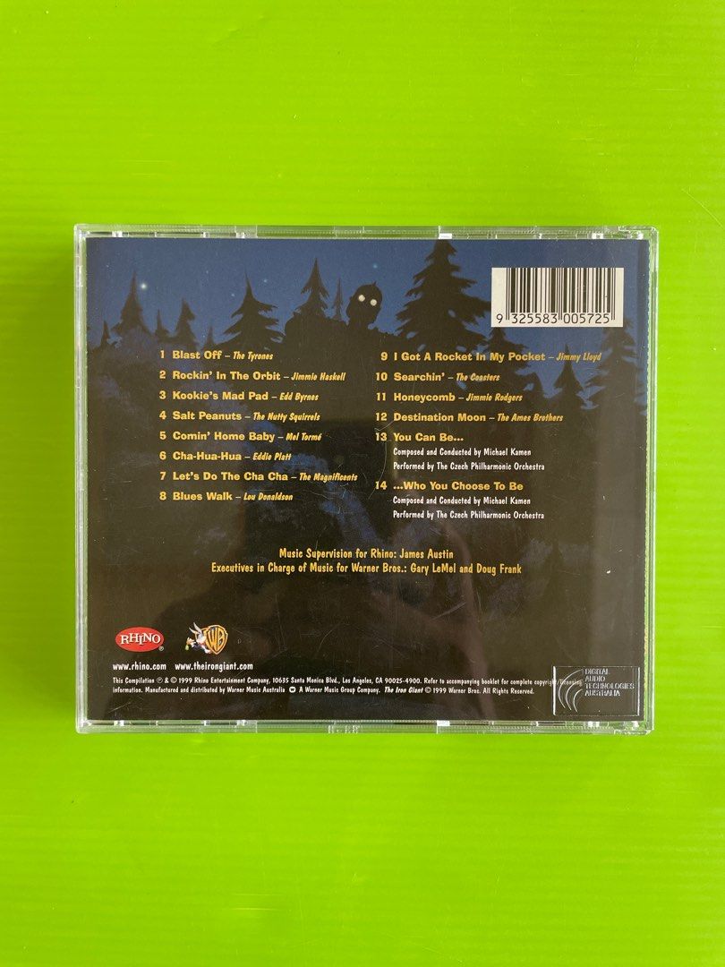 The Iron Giant Original Motion Picture Soundtrack Music Supervision By ...