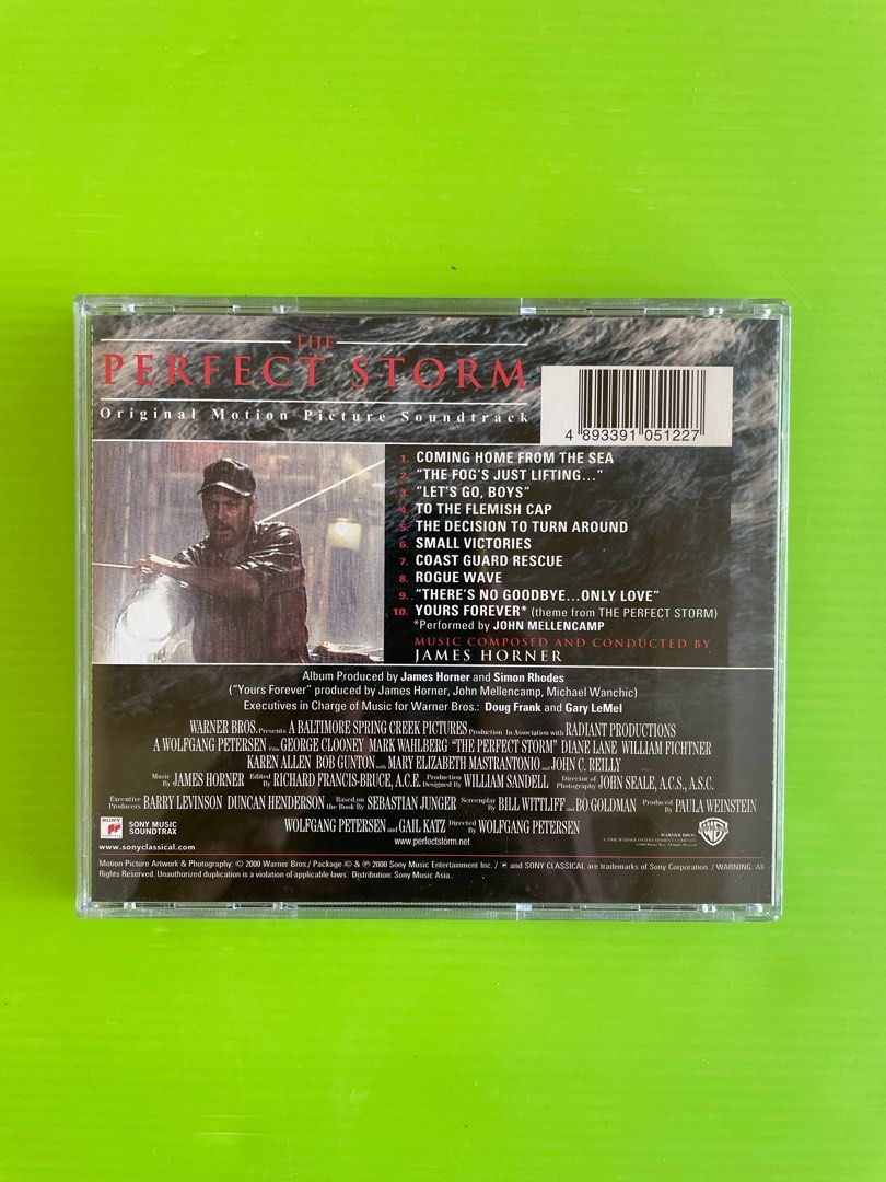 The Perfect Storm Original Motion Picture Soundtrack Music Composed By ...