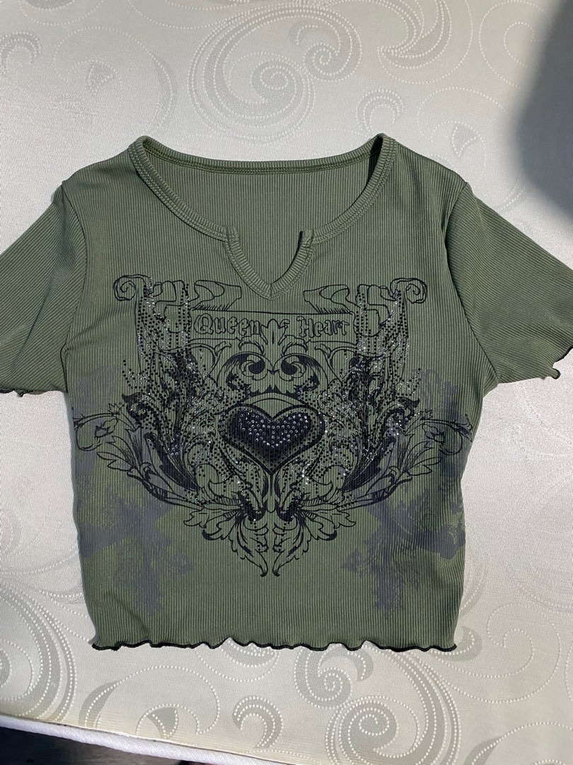 thrifted top, Women's Fashion, Tops, Shirts on Carousell