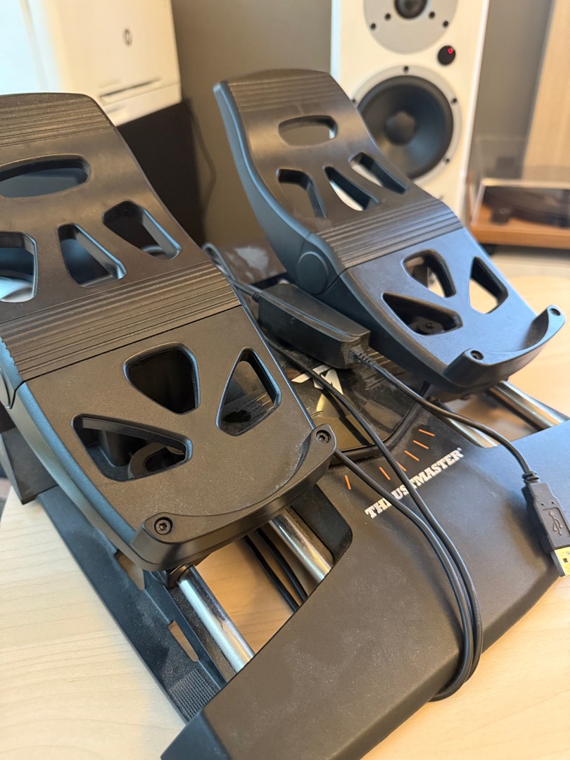 Thrustmaster rudder pedal, Video Gaming, Gaming Accessories ...