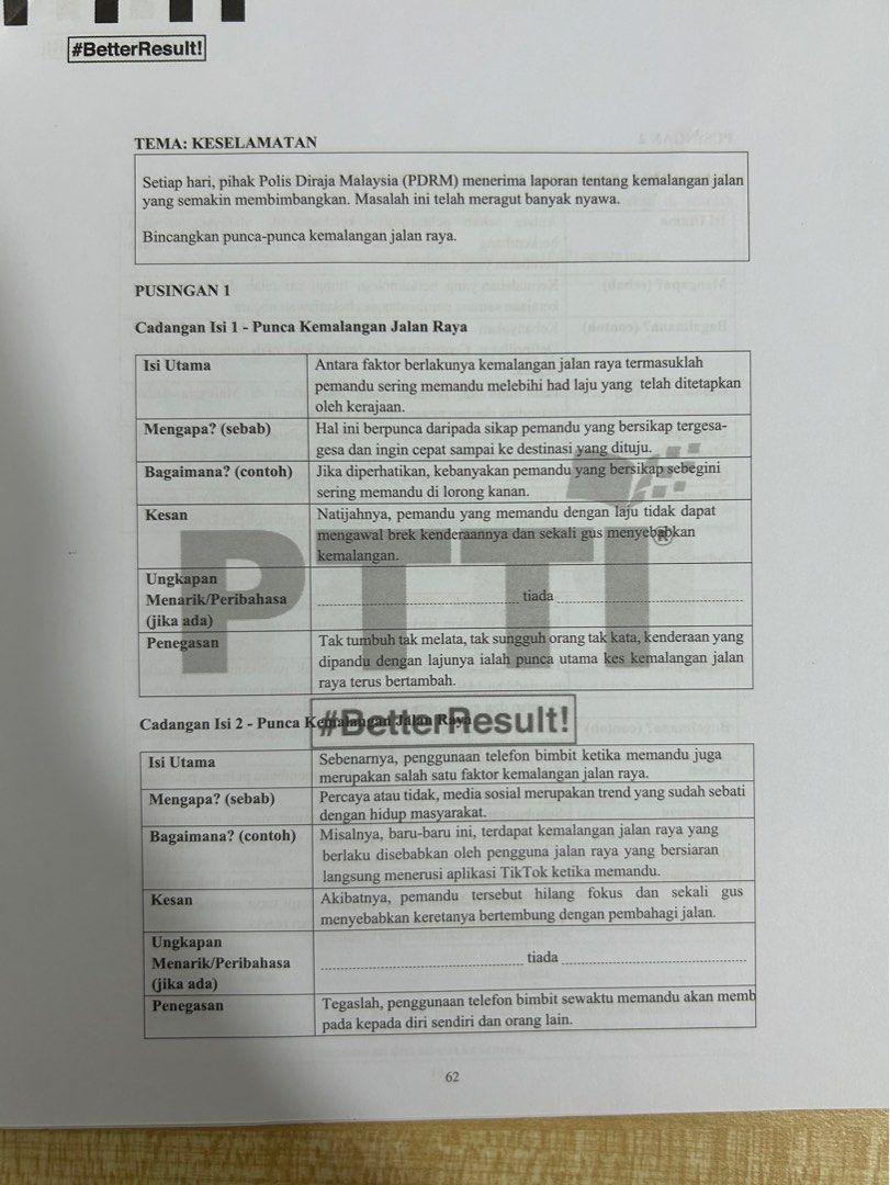 Tips Mudah Skor A Ujian Bertutur dan Mendengar PTTI, Hobbies & Toys ...