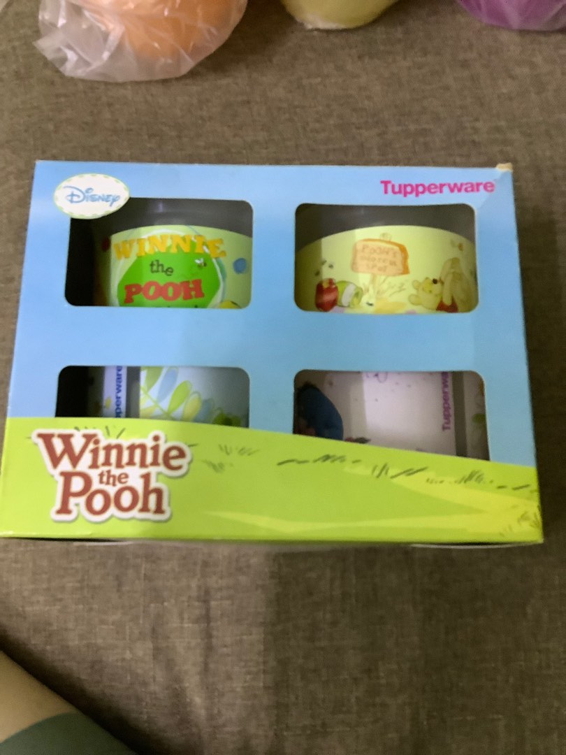 Tupperware Winnie and Pooh, Furniture & Home Living, Bathroom & Kitchen ...