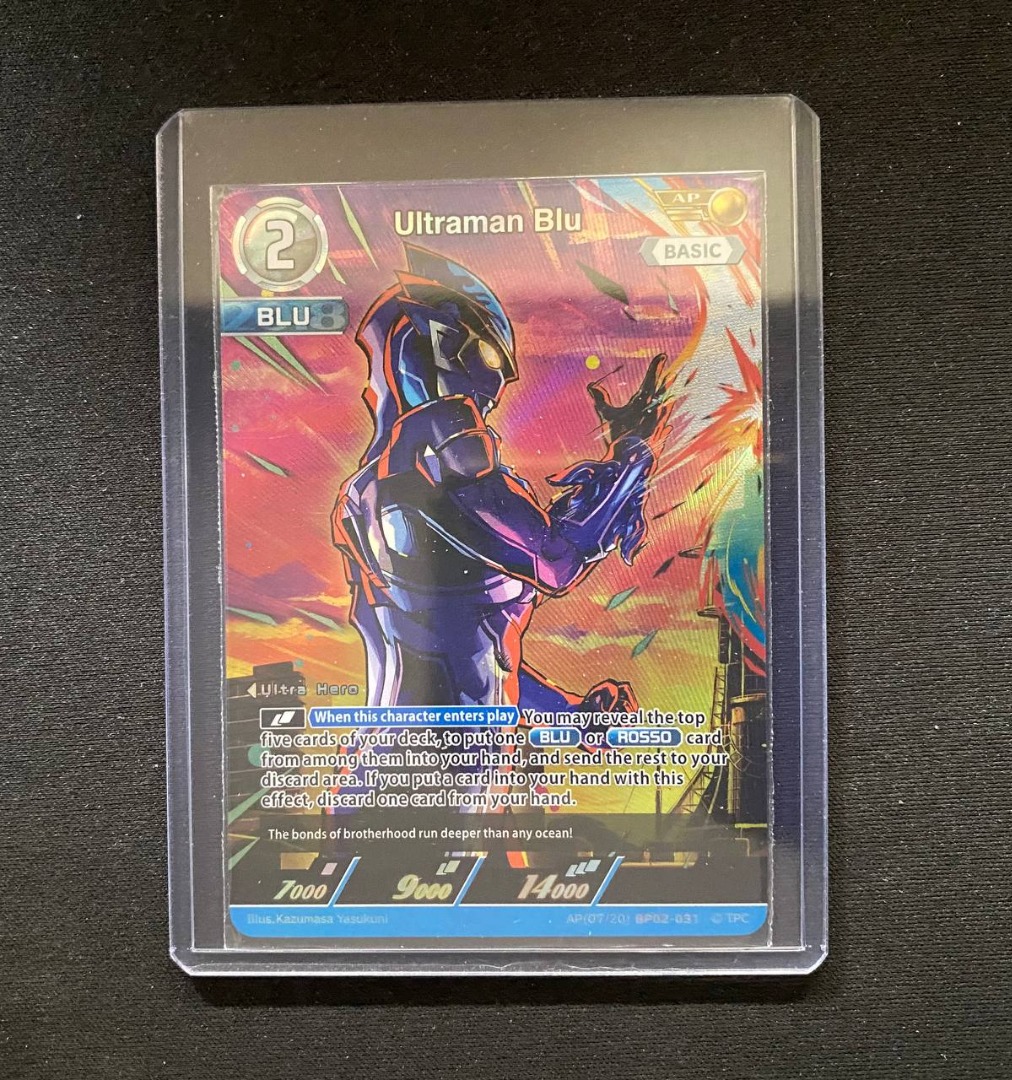 Ultraman Card Game: Ultraman Blu L2 - AP(07/20)BP02-031, Hobbies & Toys, Toys & Games on Carousell