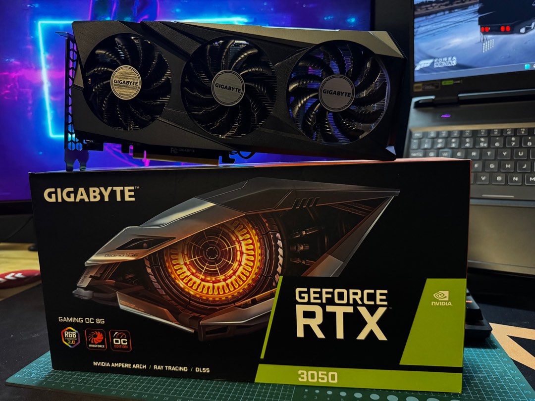 USED - Gigabyte Geforce RTX 3050 8GB Gaming OC, Computers & Tech, Parts ...