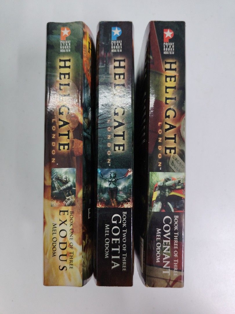 [Used] Hellgate Trilogy (Exodus + Goetia + Covenant) by Mel Odom (Fantasy / Sci-Fi / Horror ...