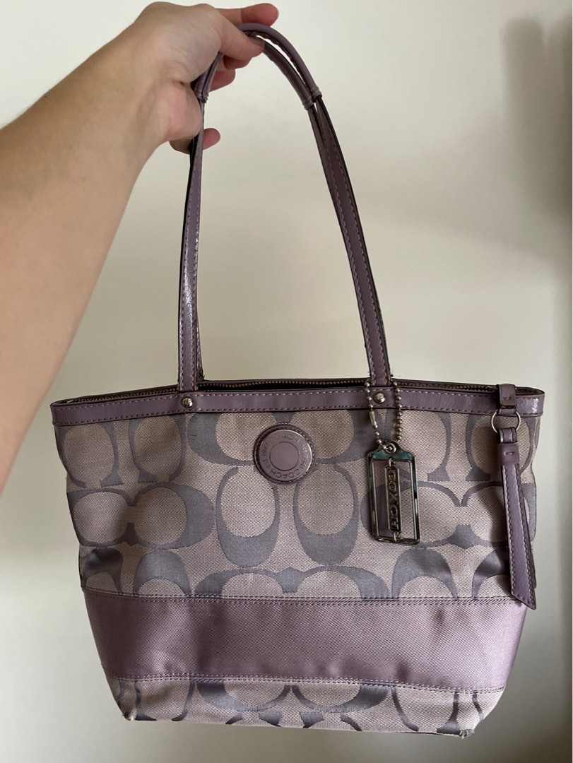 Vintage Coach Tote bag Pastel Purple limited edition color, Luxury ...