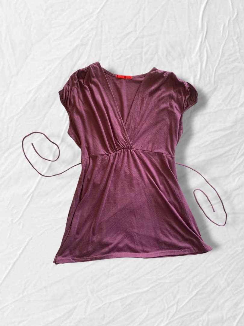 vintage violet babydoll top y2k 2000s fairycore cottagecore retro disco ...