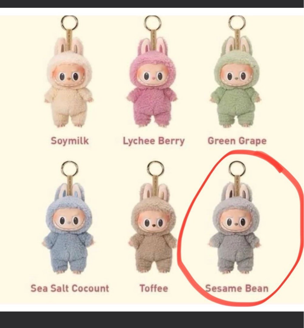 WTT/WTS Labubu V1 (Sesame Bean) to Soy Milk / Sea Salt , Hobbies & Toys ...