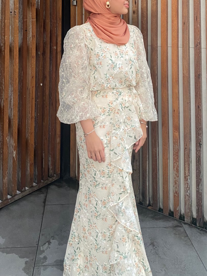 ZALIA KURUNG RAYA 2024, Women's Fashion, Muslimah Fashion, Baju Kurung ...