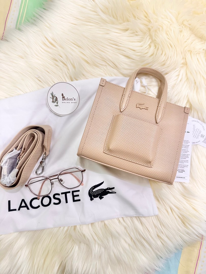 100% Original Lacoste Mini Tote, Luxury, Bags & Wallets on Carousell