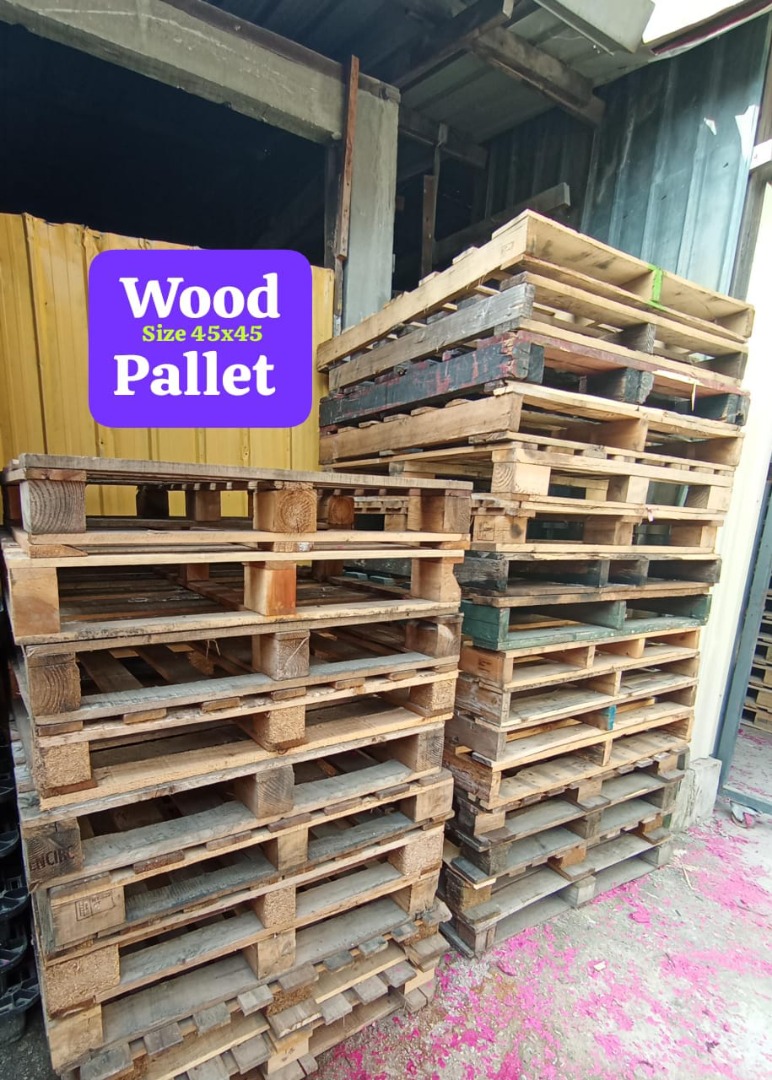 45x45 wood pallet for sale, Furniture & Home Living, Outdoor Furniture ...