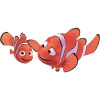 7 INCH Marlin Clownfish Clown Fish Finding Nemo Dad 2 Movie, Perabotan ...