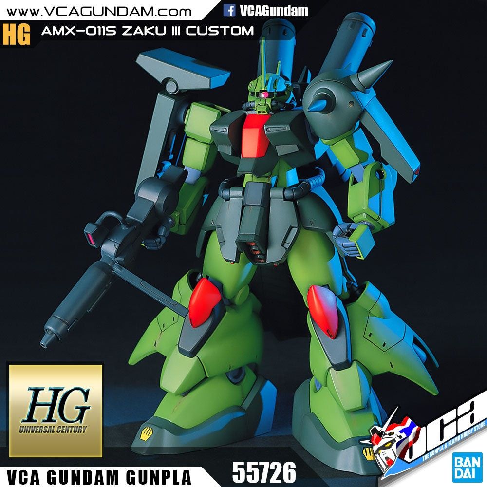 全新 1：144 hg hguc Zaku 3 custom iii 渣古 3改 zz gundam 高達 amx-011s, 興趣及遊戲, 玩具 & 遊戲類 - Carousell