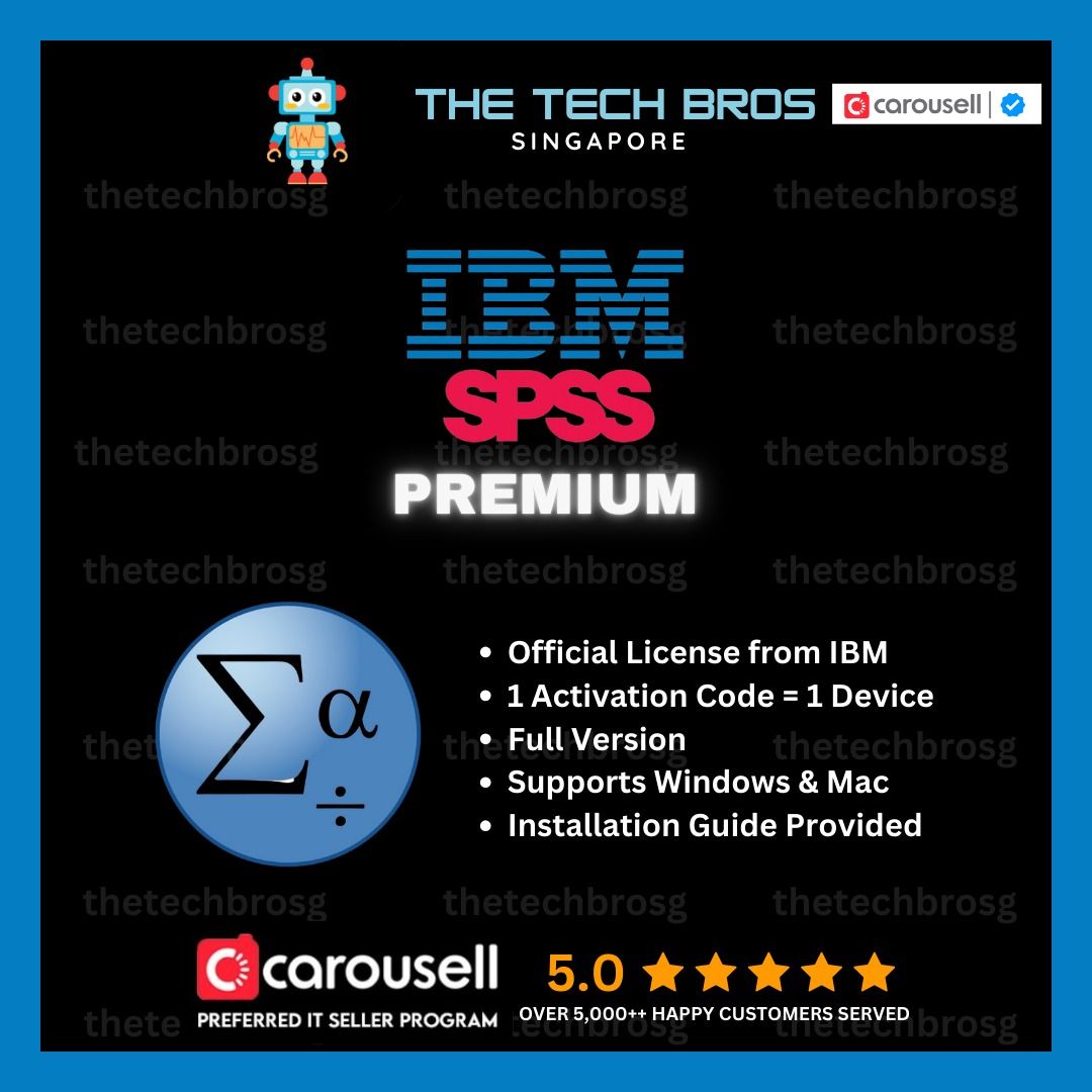 ⭐️ IBM SPSS Statistics 29 & 30 Original Premium Full Latest Version ...