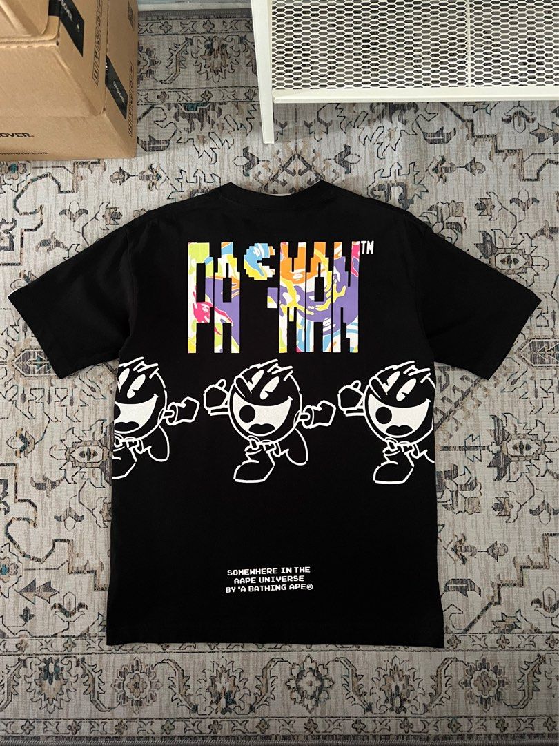 Aape x Pacman by Bathing Ape, Men's Fashion, Tops & Sets, Tshirts ...
