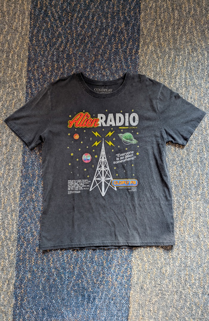 Alien Radio Music of The Spheres World Tour 2024 T-Shirt, Men's Fashion ...
