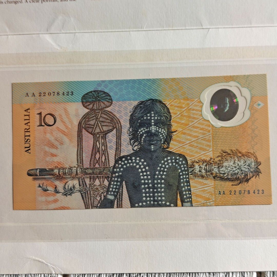 AU $10- 1st Polymer Note in the World; Bicentenary AA Prefix First Day ...