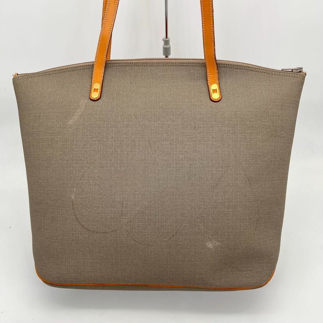 Authentic Christian Dior Tote Bag Shoulder CD Logo Embossed PVC Leather ...