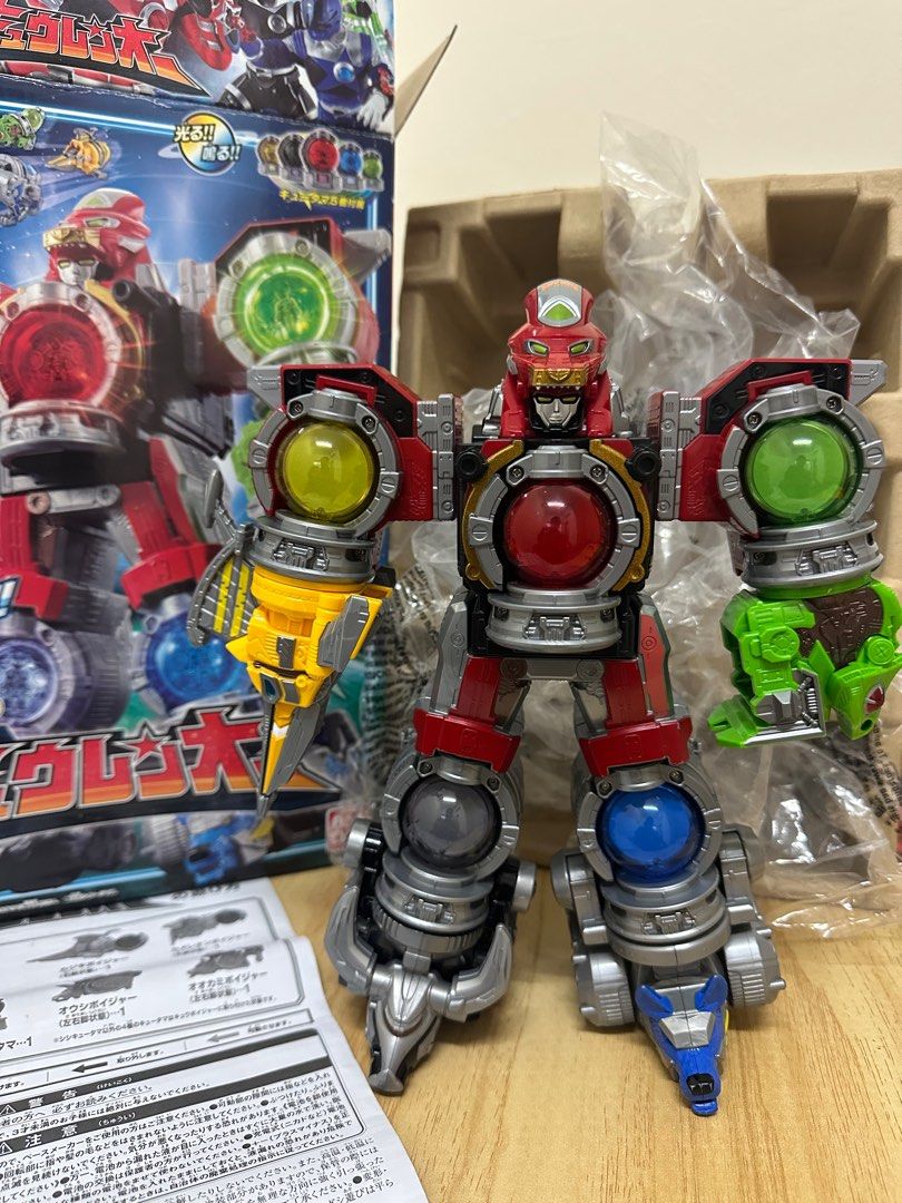 Bandai DX Uchu Sentai Kyuranger KyurenOh Super Sentai Power Rangers Megazord, Hobbies & Toys ...