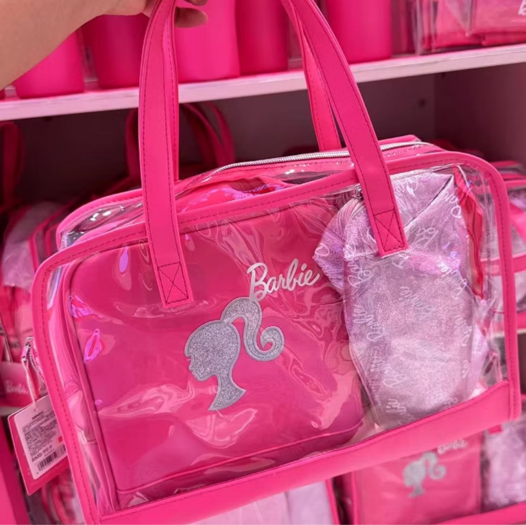 Barbie x Miniso Makeup Bag, Babies & Kids, Babies & Kids Fashion on ...