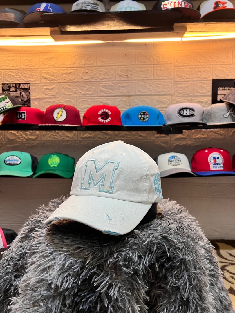 Baseball ripped bordir by max magnum, Fesyen Pria, Aksesoris, Topi di ...