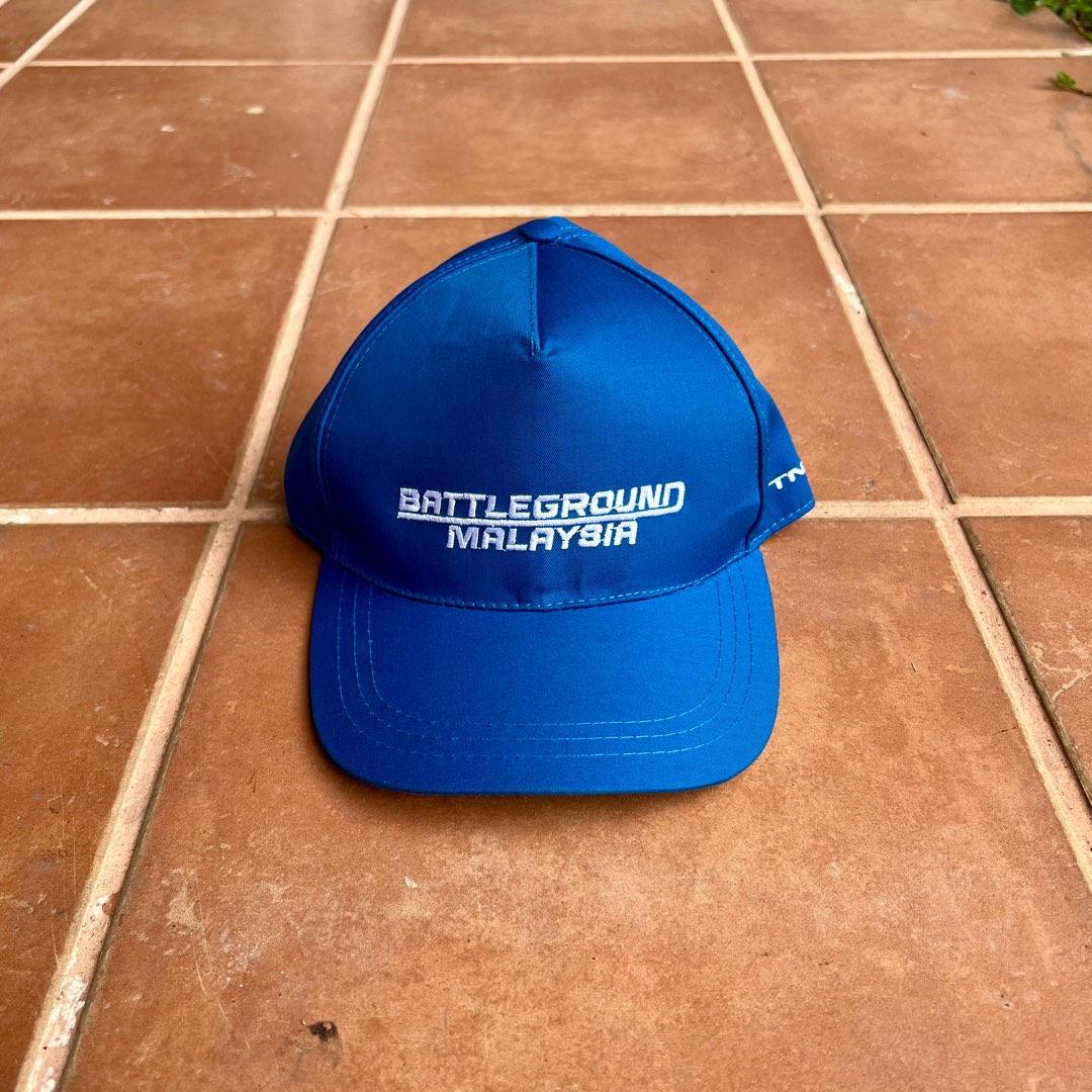 Battleground Malaysia Blue Cap, Men's Fashion, Watches & Accessories ...