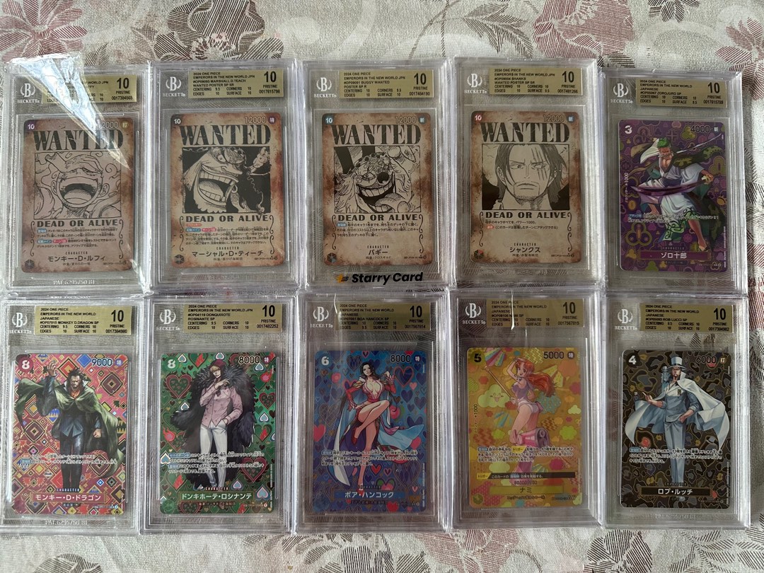 BGS gold 10 one piece slabs, Hobbies & Toys, Memorabilia & Collectibles ...