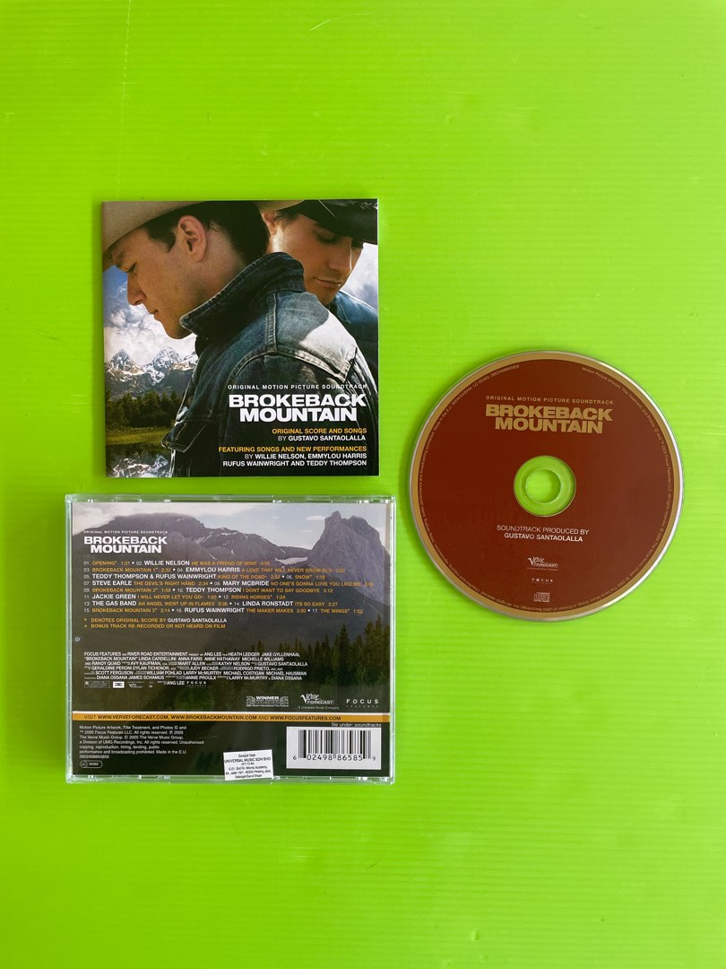 Brokeback Mountain Original Motion Picture Soundtrack CD, Hobbies ...