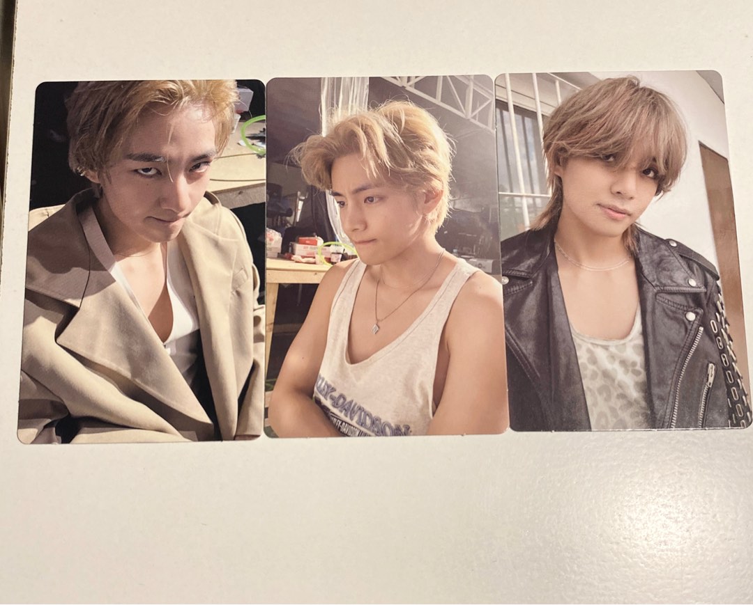 BTS PHOTOCARD TAEHYUNG LAYOVER KR LUCKY DRAW PC SET / TETE TAEBY THV ...