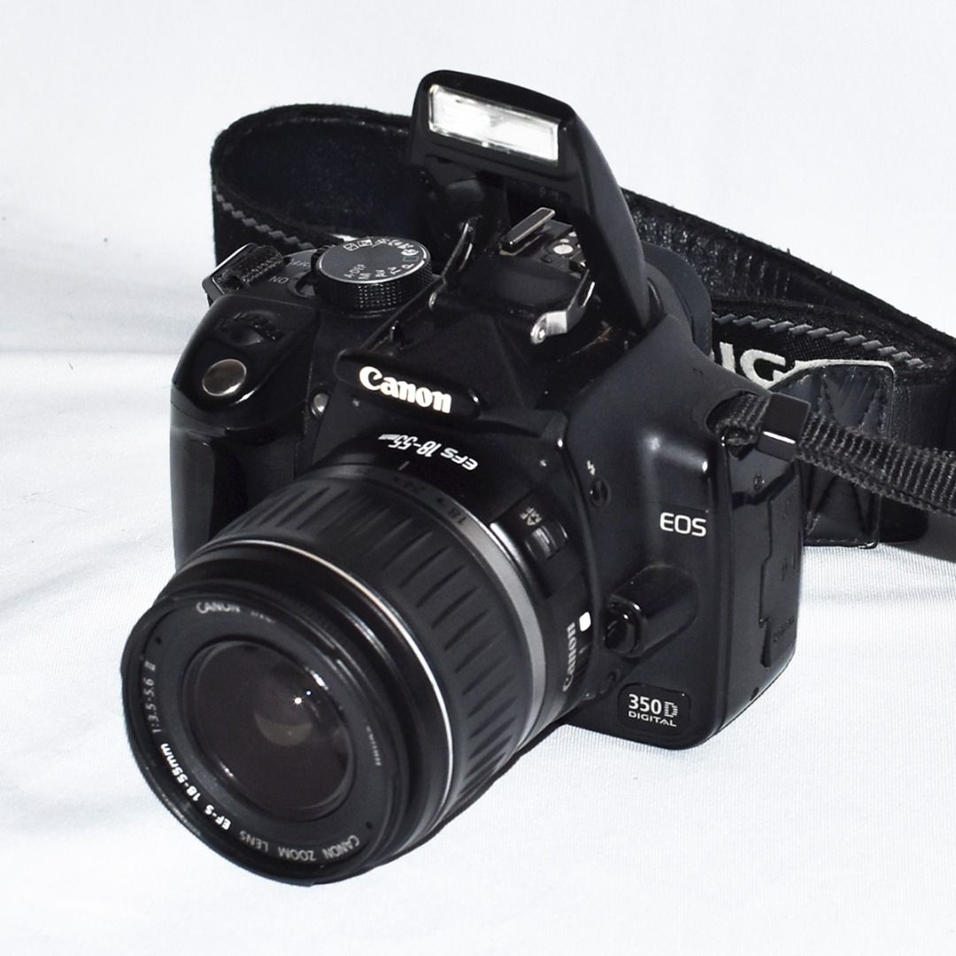 Canon DSLR EOS 350D & 18-55mm AF lens (with Canon camera bag ...