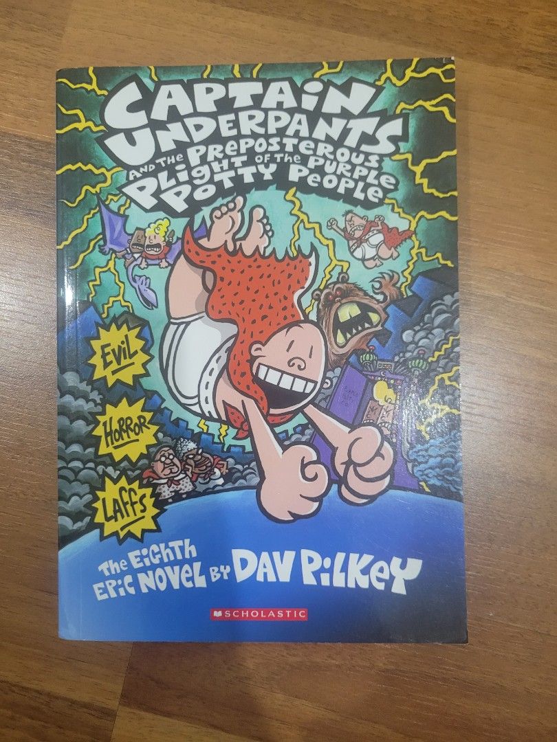 Captain Underpants and the Preposterous Plight of the Purple Potty ...