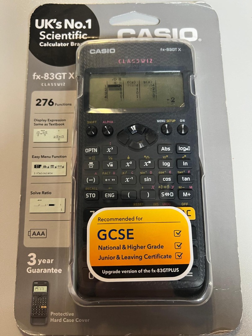 Casio fx-83GT X Scientific Calculator, 電腦＆科技, 商務用科技產品 - Carousell