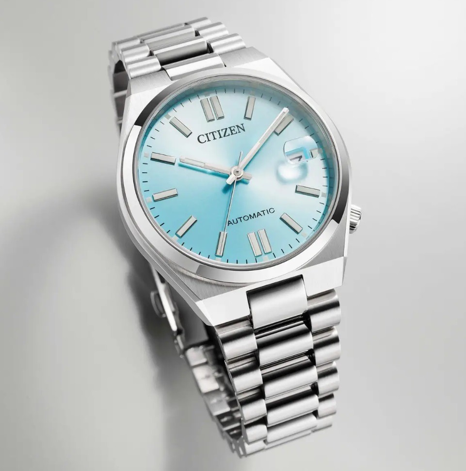 Citizen NJ0200-50L Tsuyosa Turquoise Dial Analog Stainless Steel ...