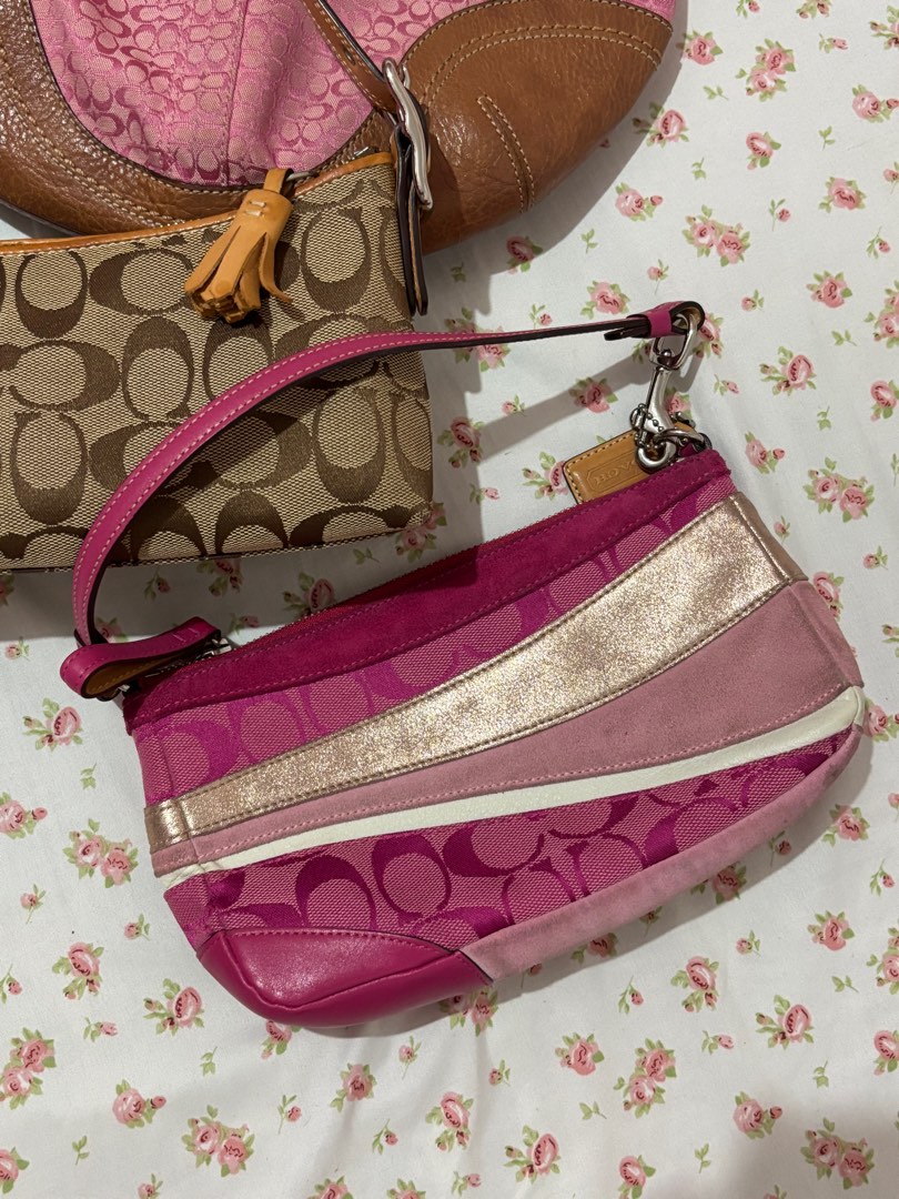 COACH PINK, Women's Fashion, Bags & Wallets, Purses & Pouches on Carousell