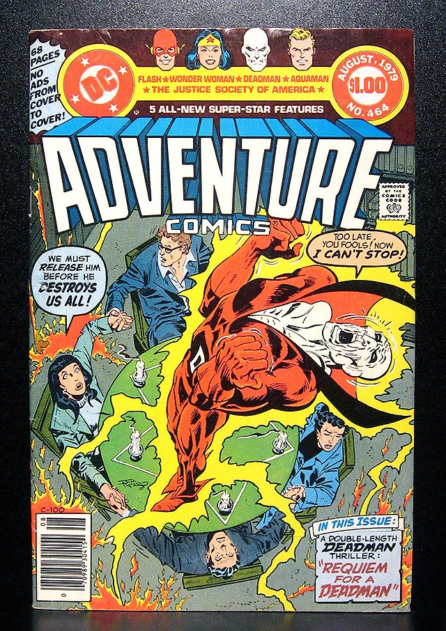 COMICS: DC: Adventure Comics #464 (1979), 1st Charles Bullock (aka Blackwing) app/Wildcat ...