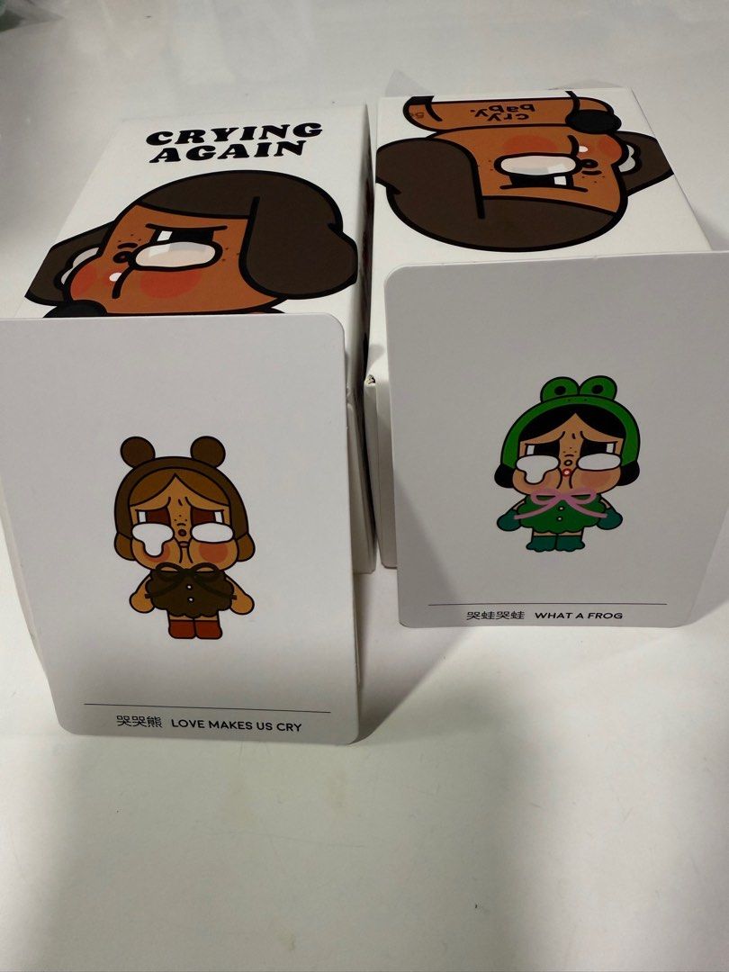 CRYBABY Crying Again Series Figures/Loves Maje Us Cry/What A Frog ...