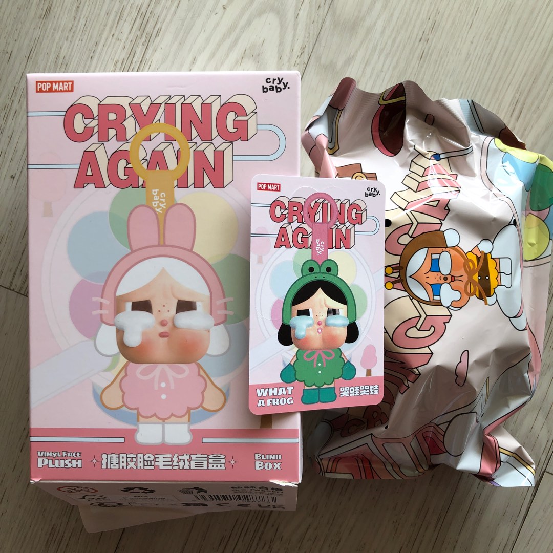 CRYBABY CRYING FROG BABY PLUSH PENDANT, Hobbies & Toys, Toys & Games on ...