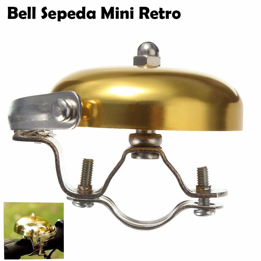 Cycle Zone Bell Sepeda Mini Retro Bicycle Cycling Horn - SE63 - Golden ...