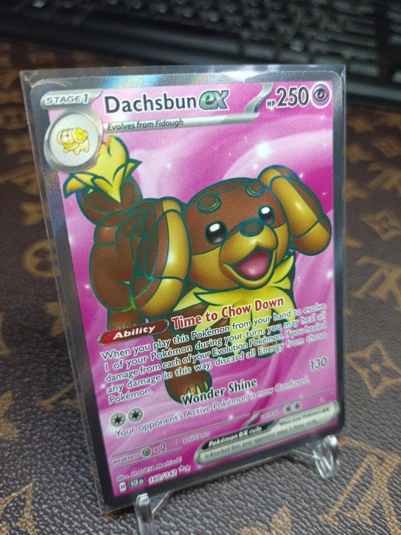 Dachsbun ex - 160/142 Full Art FA Secret Rare Scarlet & Violet ...