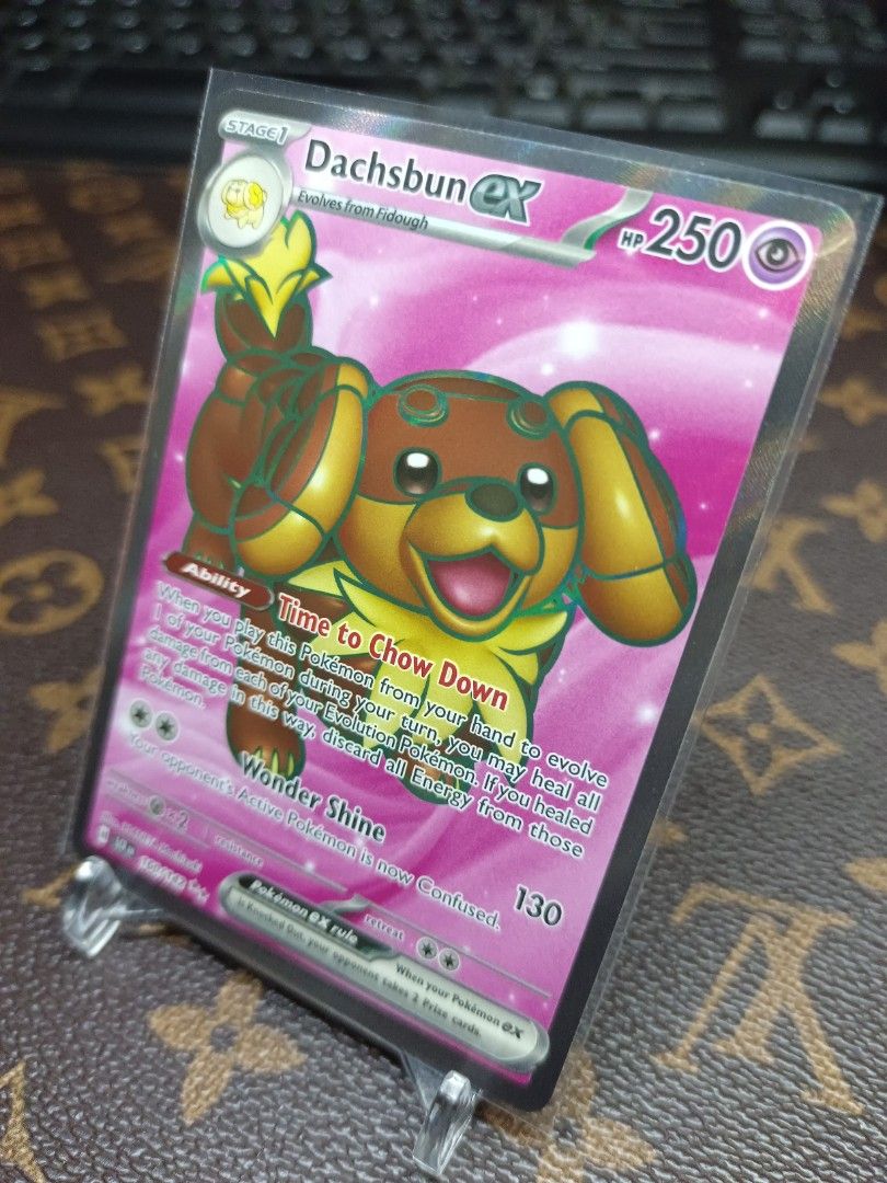 Dachsbun ex - 160/142 Full Art FA Secret Rare Scarlet & Violet ...