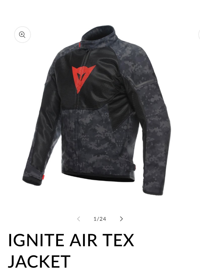 Dainese Ignite Air Tex jacket, Motorcycles, Motorcycle Apparel on Carousell