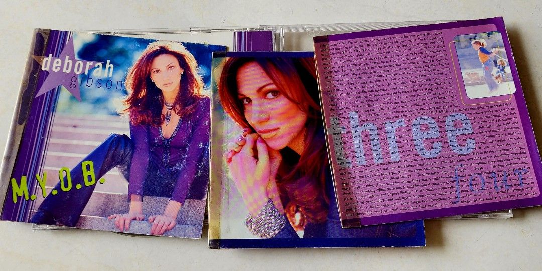Deborah Gibson ( Debbie Gibson ) ~ M.Y.O.B. ( PRINTED IN THE USA ) CD ...