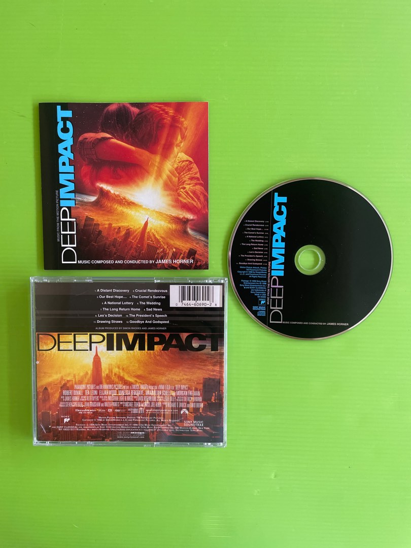 Deep Impact Music From The Motion Picture Composed By James Horner CD ...