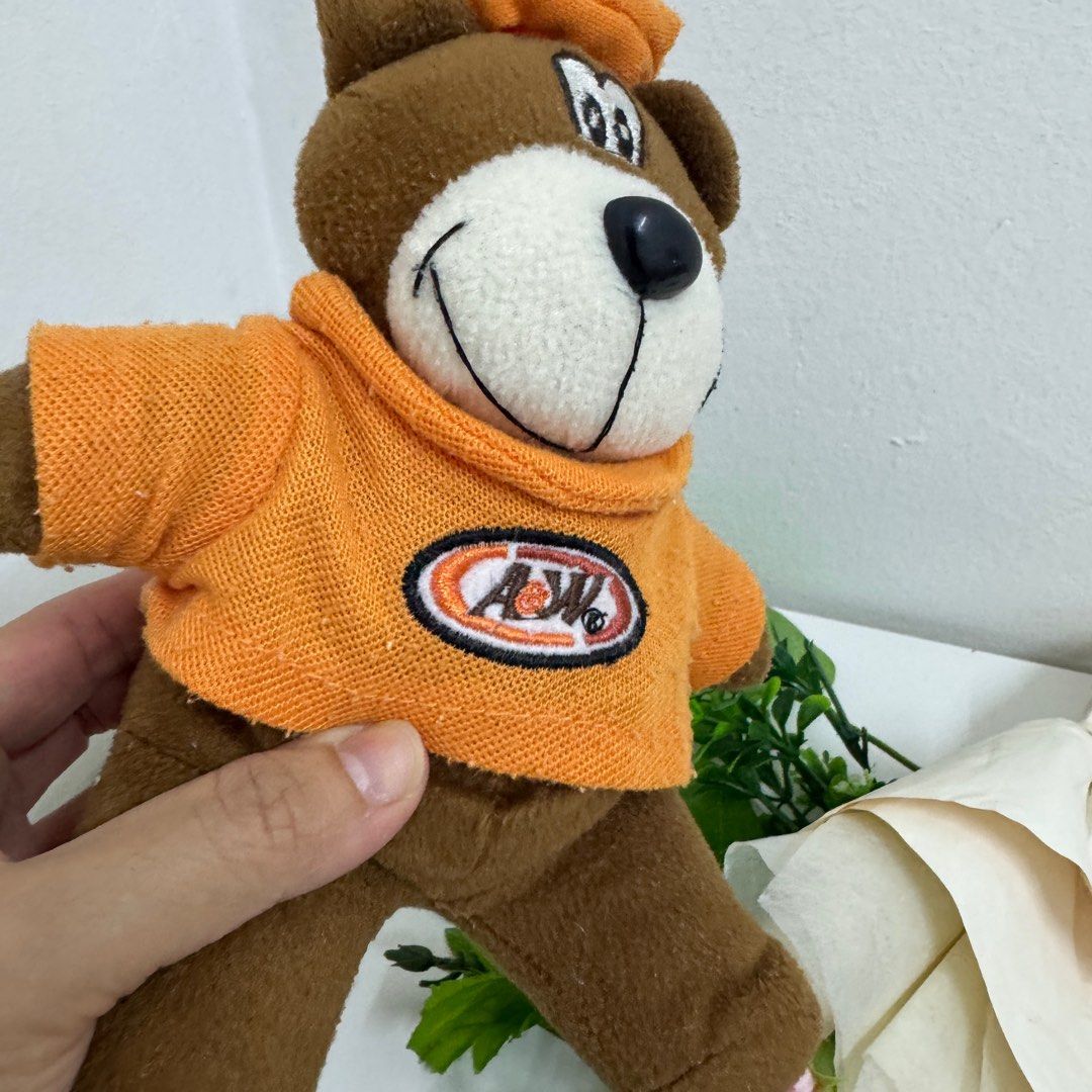 Defect A&W soft toy_ Vintage A&W bear plush soft toy, Hobbies & Toys ...